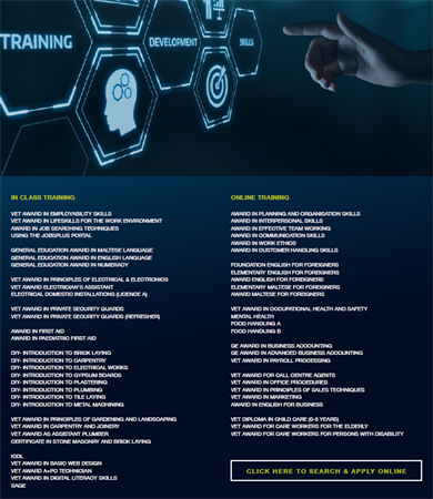 Jobsplus training courses which will be organized during Quarter 2 of 2022.